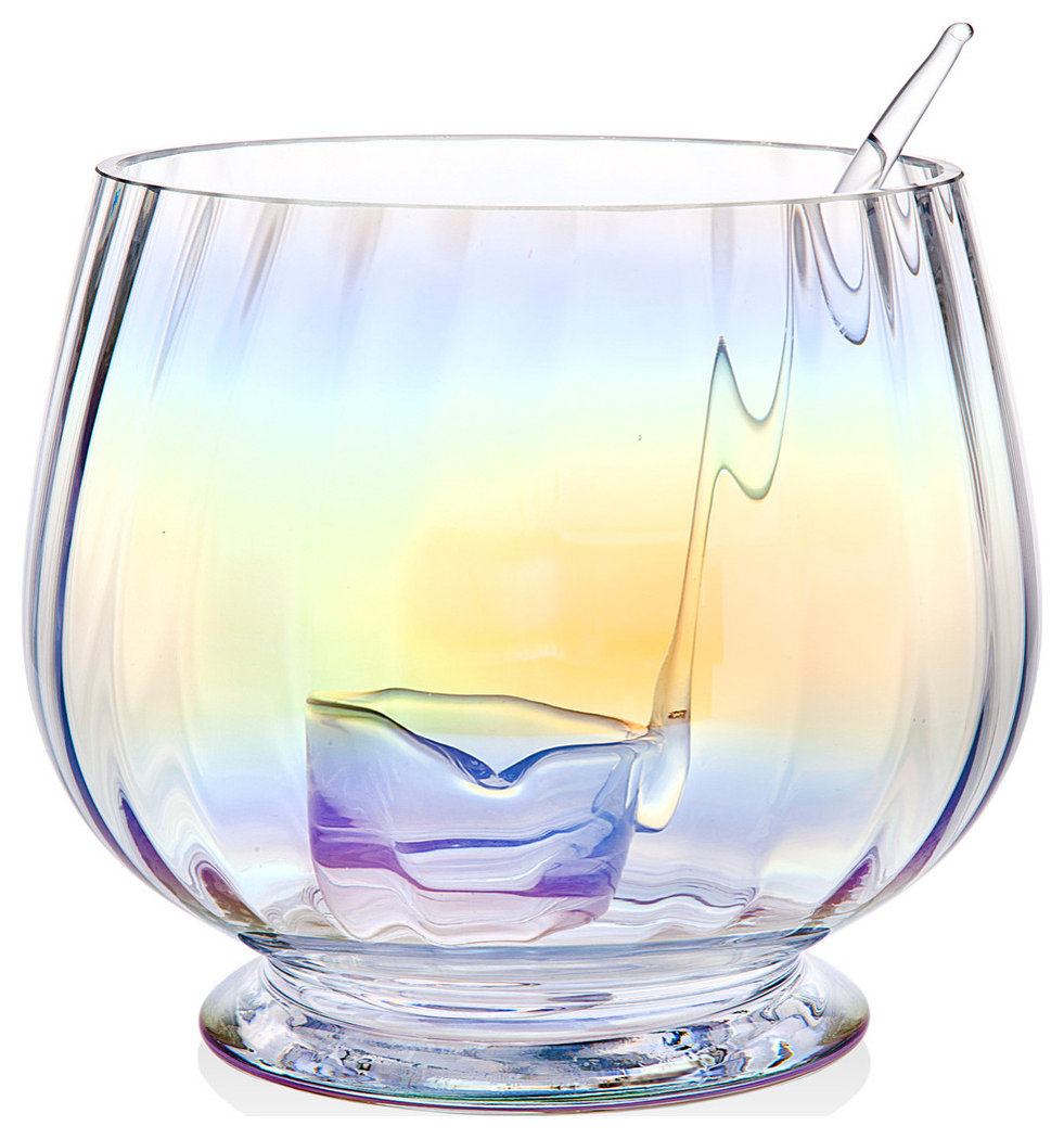 Monterey Punch Bowl & Ladle - Contemporary - Punch Bowls - by GODINGER ...