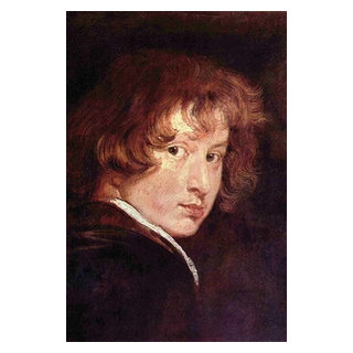 Van Dyk Self Portrait, 12" x 18" - Traditional - Prints And Posters ...