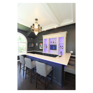 Custom-built bars - Modern - Home Bar - New York - by Trim Team NJ ...
