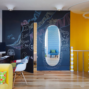 75 Beautiful Yellow Kids' Study Room Pictures & Ideas - October, 2020 ...