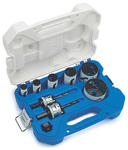 Lenox® 30860C600P Plumber's Speed Slot® Bi-Metal Hole Saw Kit, 10-Piece ...