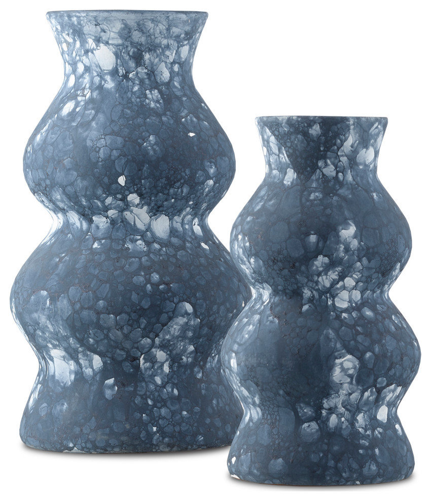 Phonecian Blue Large Vase - Contemporary - Decorative Accents - by ...