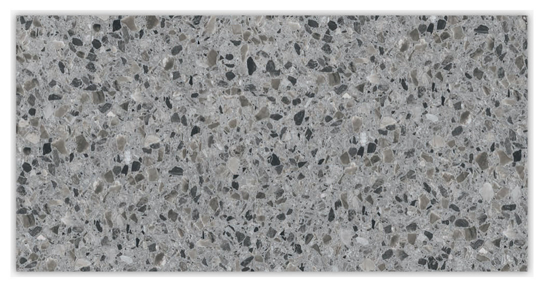 Terrazzo Tile Grigio Matte 12x24 Porcelain Tile, 12x24 - Contemporary ...
