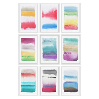 Blended Colors Polyptych, 48x72 - Contemporary - Prints And Posters ...