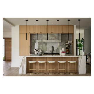 Warm Fusions - Contemporary - Kitchen - Los Angeles - by BRANA Designs ...