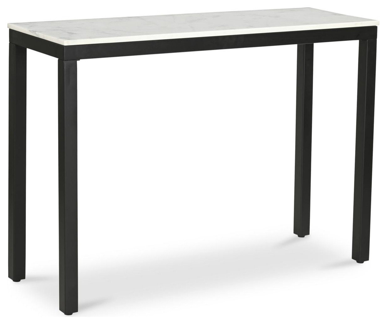 Parson Console Table, White Marble - Transitional - Console Tables - by ...