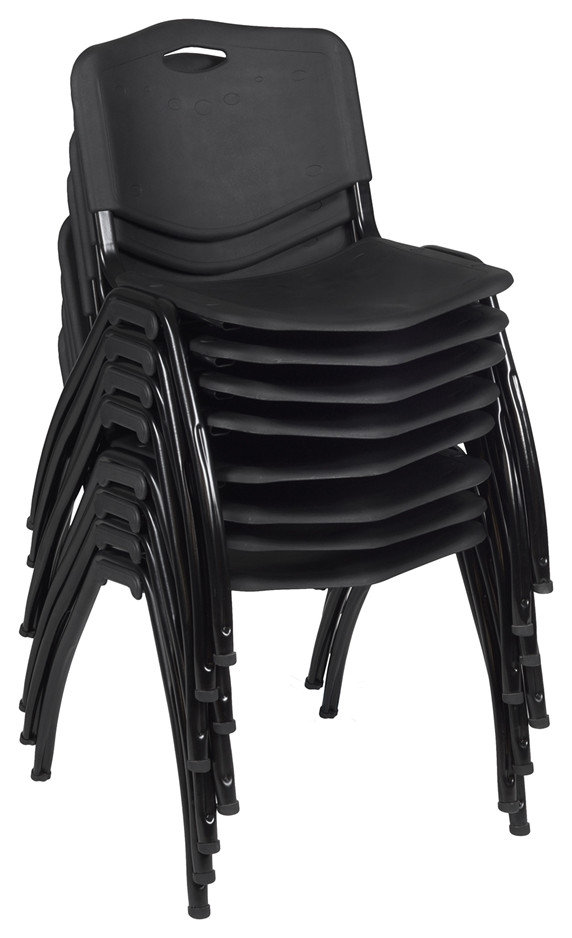 'M' Stack Chair (8 pack)- Black - Contemporary - Dining Chairs - by ...