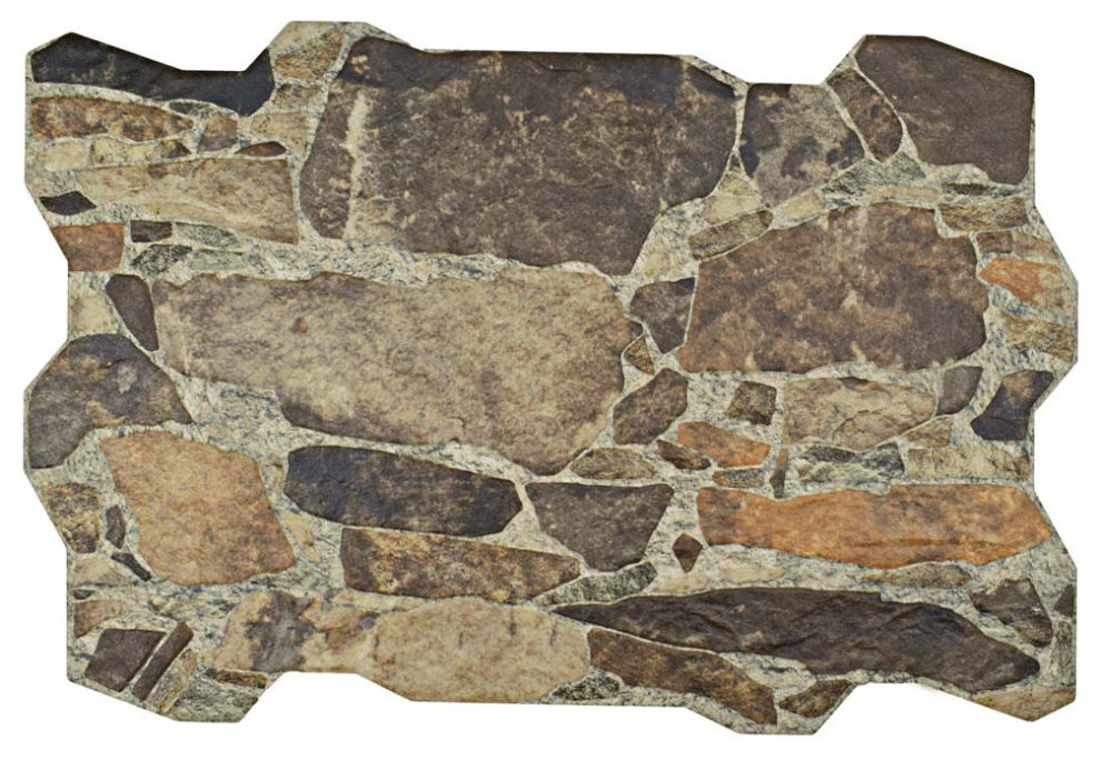 Rambla Porcelain Floor and Wall Tile, Arena, Sample - Traditional ...