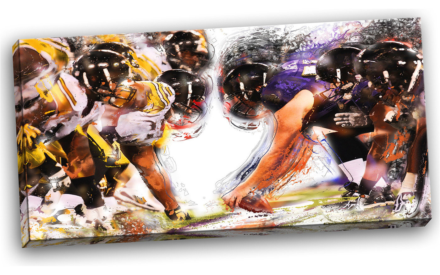 "Football Hut" Canvas Painting - Modern - Fine Art Prints - by Design ...