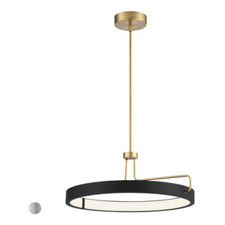 26 Inch 32W 1 LED Convertible Pendant-Black Finish - Pendants - 79-BEL ...