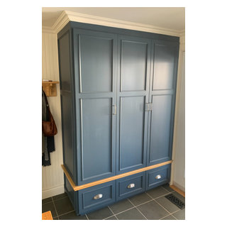 Mudroom storage - Victorian - Entry - Other - by County Victorian | Houzz