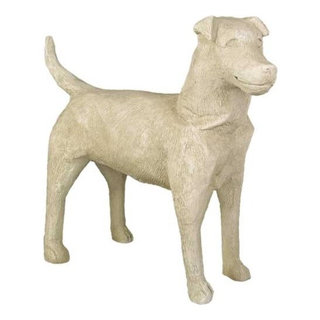 Garden Dog 24 Garden Animal Statue - Farmhouse - Garden Statues And ...