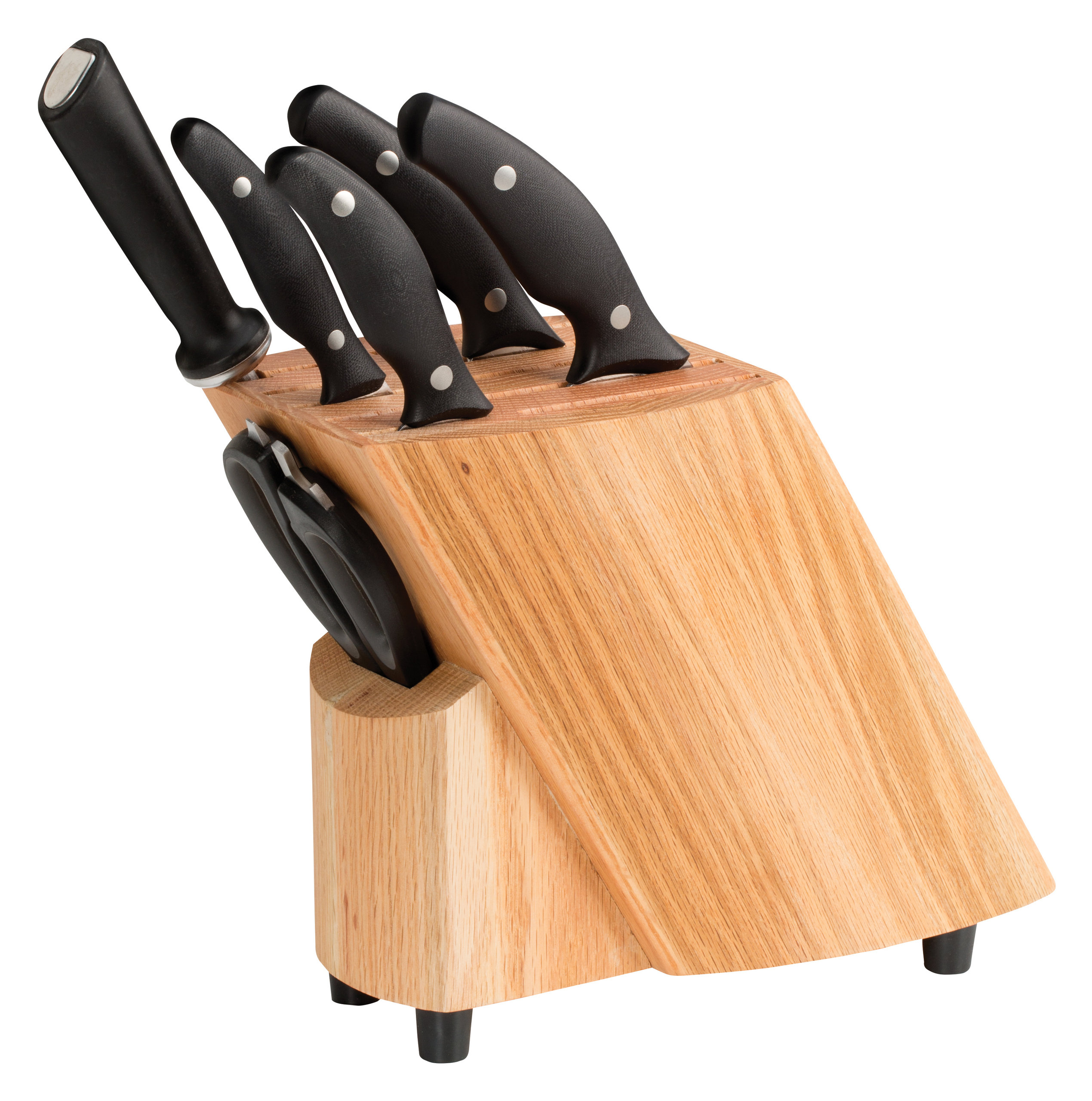 Ken Onion Sky Stainless Steel 7 Piece Knife Block Set - Modern - Knife ...