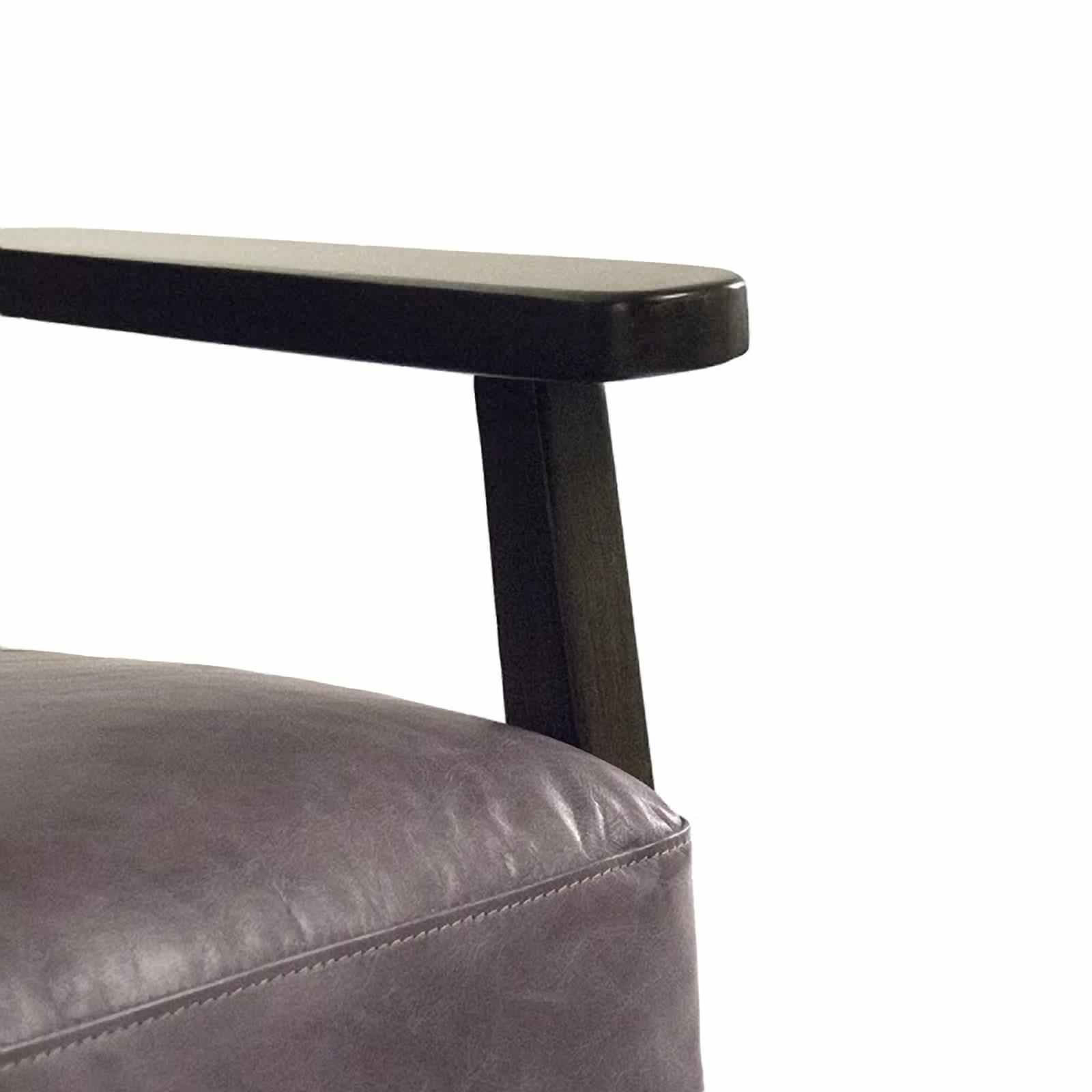Elegant Chocolate Haydee Arm Chair for Classic Decor - Midcentury ...