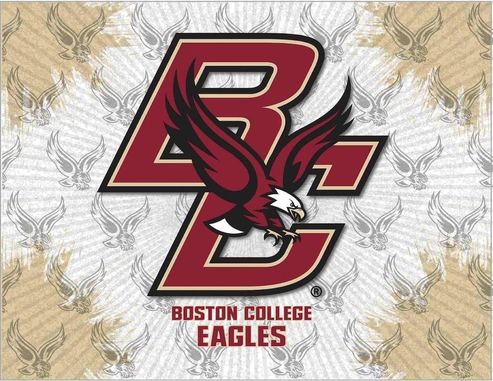 Boston College Logo Canvas, 32"x24" - Contemporary - Prints And Posters ...