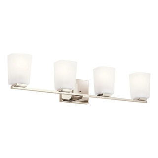 4 Light Vanity Light Approved for Damp Locations - Transitional ...