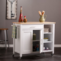 Maxine Kitchen Cart - Transitional - Kitchen Islands And Kitchen Carts ...