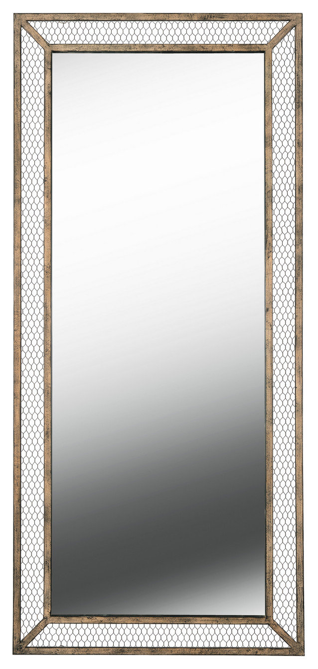 Kenroy 60458WB Mirror, Grover Collection, Weathered Brown Finish ...