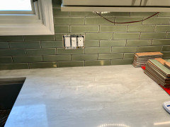 Hanstone Le Blanc Quartz Counters / backsplash options