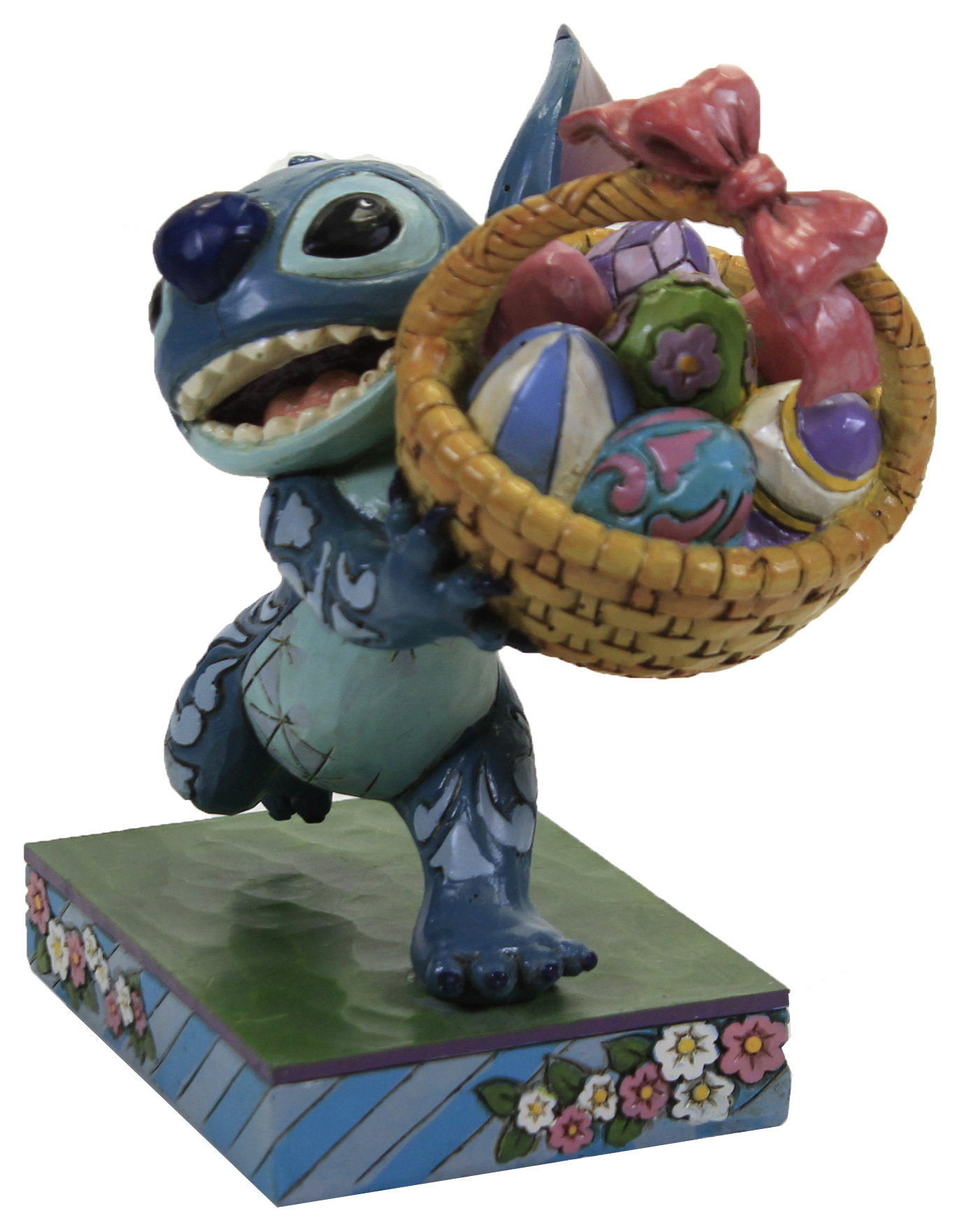 Jim Shore Bizarre Bunny Polyresin Stitch Easter Basket 6008075 - Contemporary - Holiday Accents ...