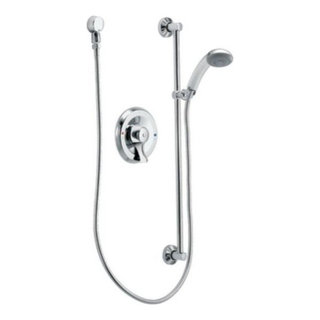 Moen Hand Shower, 33"x8"x10", 33"x8"x10" - Traditional - Showerheads ...