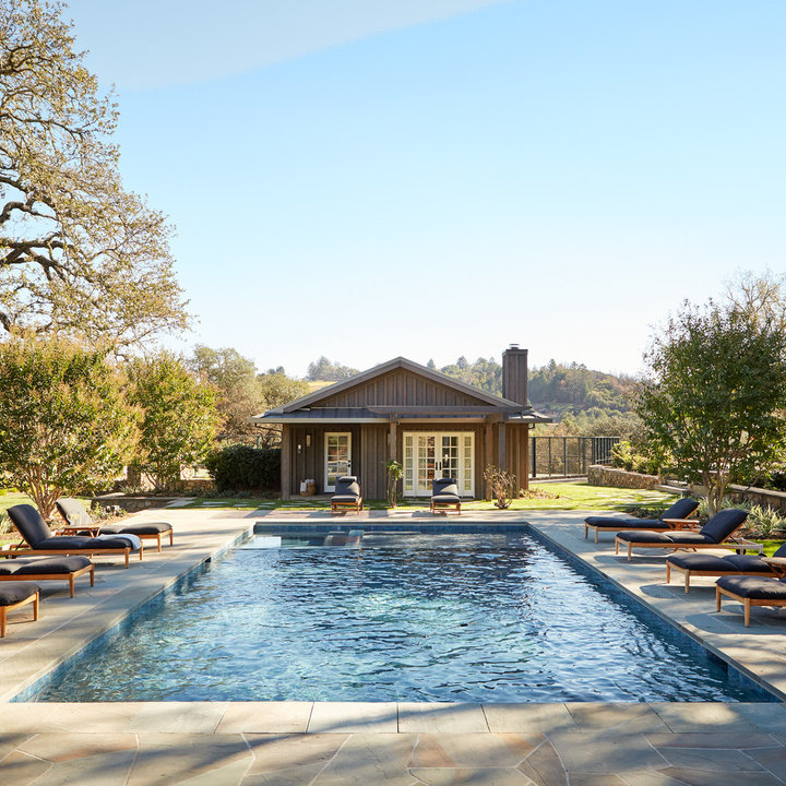 75 Farmhouse Pool Ideas You'll Love - April, 2026 | Houzz