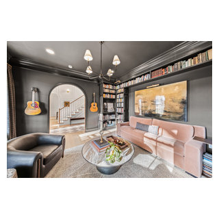 Color Drenched Office - Contemporary - Home Office - Nashville - by ...