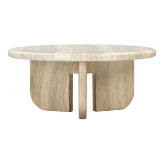 Patrizia Concrete Round Coffee Table - Transitional - Coffee Tables ...