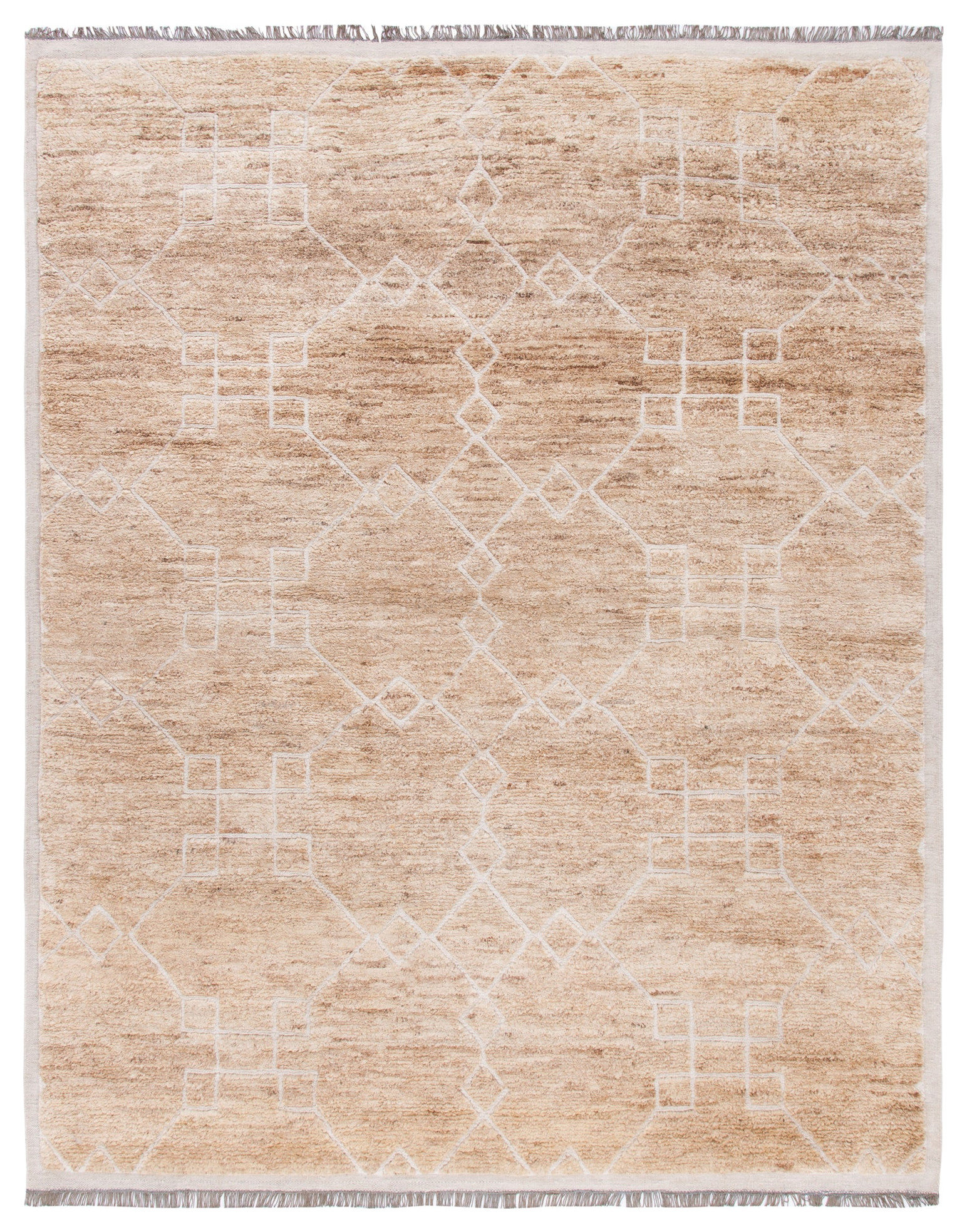 Safavieh Thomas Obrien Tob531A Damask Rug, Bleach and White, 8'0"x10'0 ...