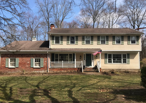 Brick vs siding and color decision for 1970 garrison colonial - pics ...