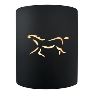 Sun Dagger Cylinder Wall Sconce, Open Top/Bottom, Outdoor ...
