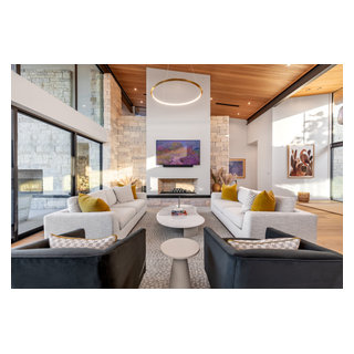 Lake LBJ Contemporary Natural Modern - Contemporary - Living Room ...