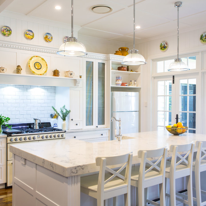 75 Beautiful Hamptons Kitchen Home Design Ideas & Designs | Houzz AU