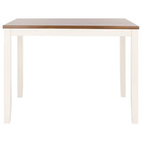 Safavieh Izzy Rectangle Counter Table, White/Natural, #N/A ...