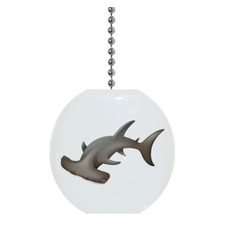Shark Hammerhead #2 Ceiling Fan Pull - Beach Style - Ceiling Fan ...