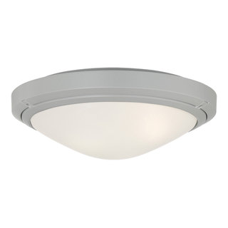 Oceanus LED Flush Mount, Satin - Outdoor Flush-mount Ceiling Lighting ...