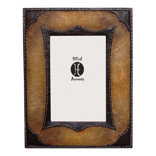 HiEnd Accents Resin Tan Cowhide Frame (EA), 4X6 Tan, 4 x 6 ...