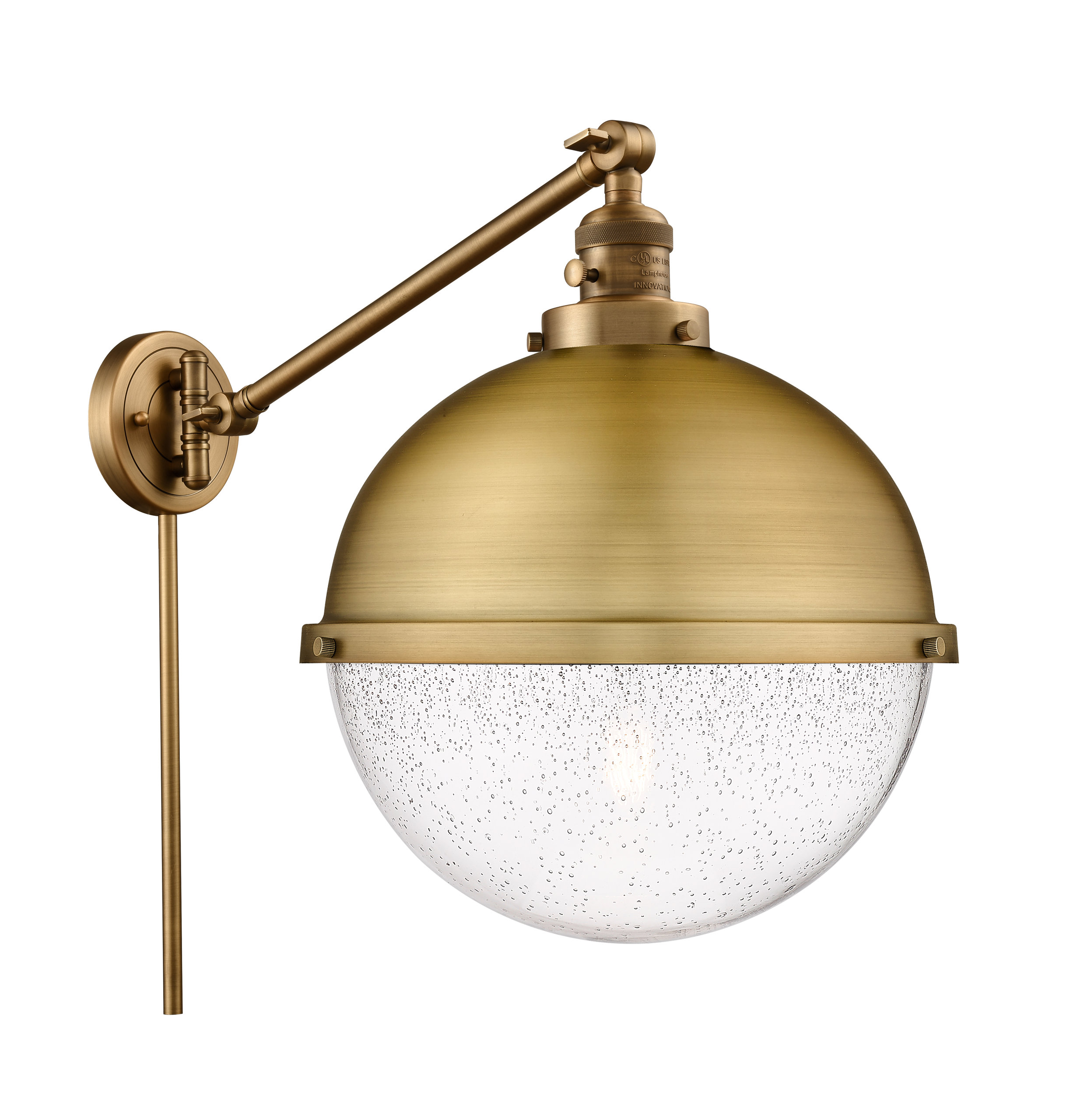 Hampden Swing Arm With Switch - Industrial - Swing Arm Wall Lamps - by ...