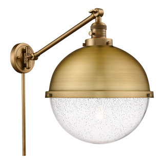 Hampden Swing Arm With Switch - Industrial - Swing Arm Wall Lamps - by ...
