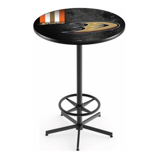 Holland L216 03 Anaheim Ducks 42x28" Pub Table - Black Wrinkle ...