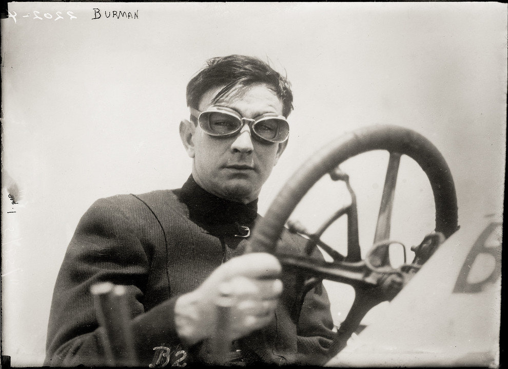Bob Burman, Race Car Driver Print, 36" x 46" - Contemporary - Prints ...