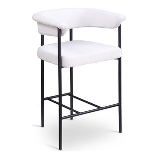 Malin Upholstered Counter Stool, Set of 2 - Transitional - Bar Stools ...