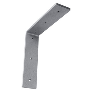 2"x20"x20" Hamilton Steel Bracket, Hammered Black, 2"Wx8"Dx8"H ...