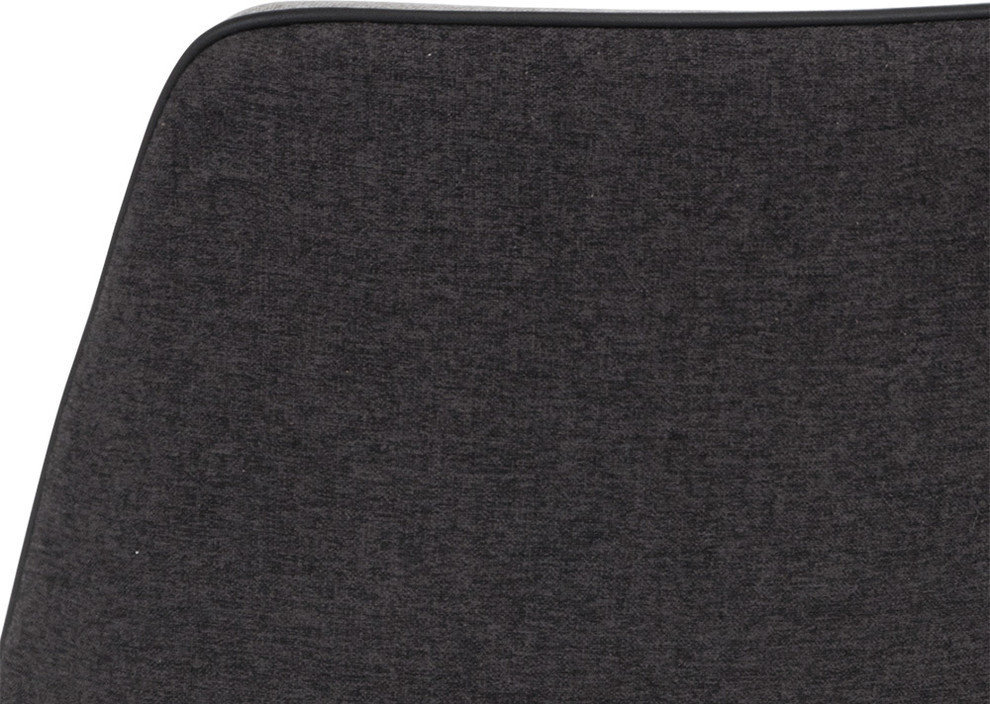 Renee Counter Stool, Dark Slate Fabric/Armour Gray Fabric, Counter ...