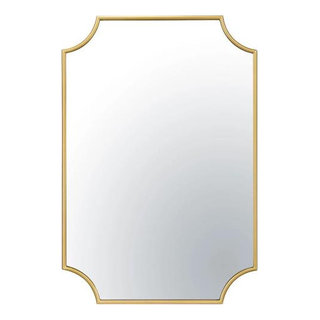 Carlton Wall Mirror In Modern Style, 33.25"Hx22.5"W - Transitional ...