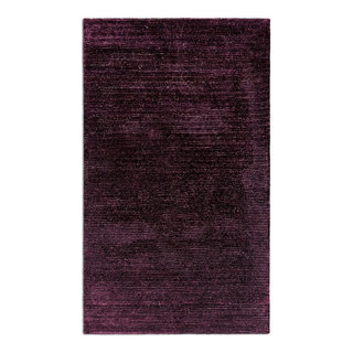 8" x 10" Resin Purple Modern Shimmery Area Rug - Contemporary - Area ...