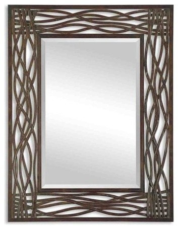 "Seagrass" Metal Mirror - Beach Style - Wall Mirrors - by My Swanky ...