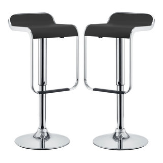 LEM Bar Stool Vinyl Set of 2 - Contemporary - Bar Stools And Counter ...