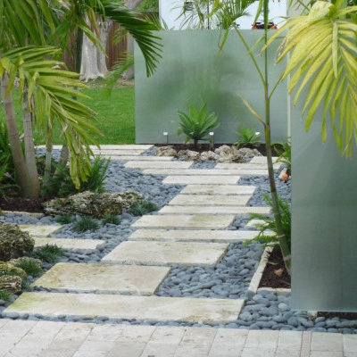 Stepping Stone Walkway - Photos & Ideas | Houzz