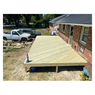 New Deck and electrical outlets - Traditional - Deck - Richmond - by We ...